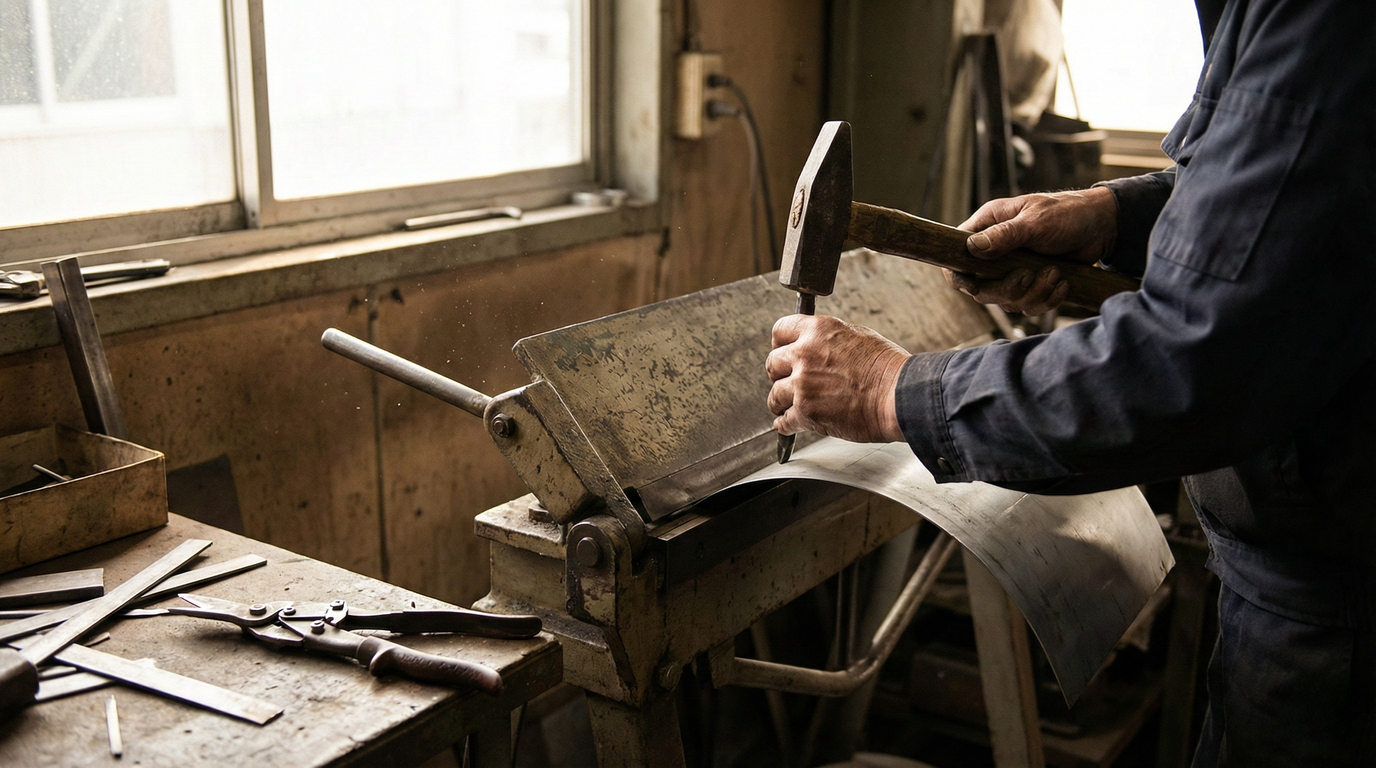 Manual Sheet Metal Processing: Definitions and Forming Techniques